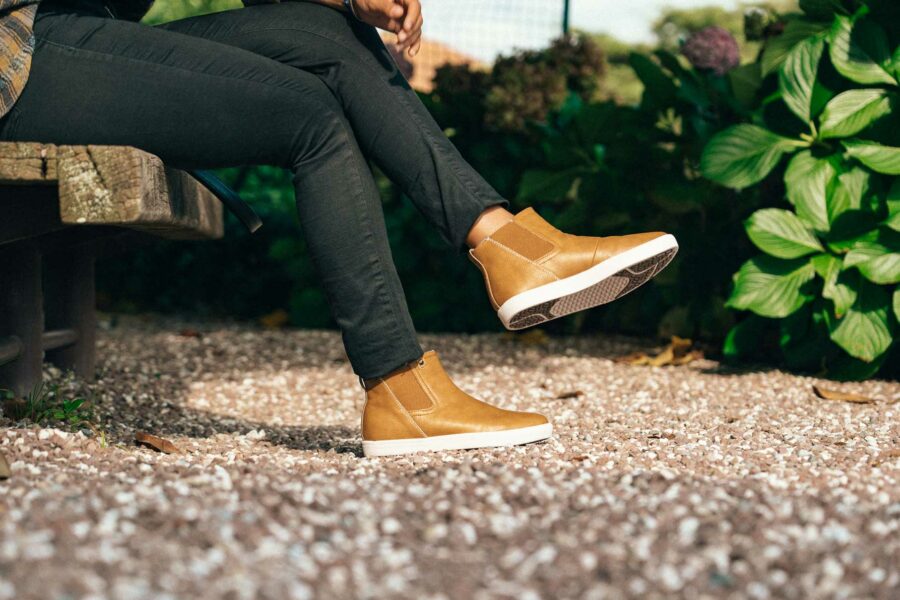 Yamba Womens Vegan Leather Shoes Camel - Saola Shoes